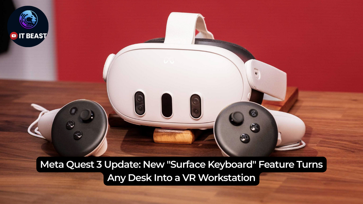 Meta Quest 3 Update: New "Surface Keyboard" Feature Turns Any Desk Into ...